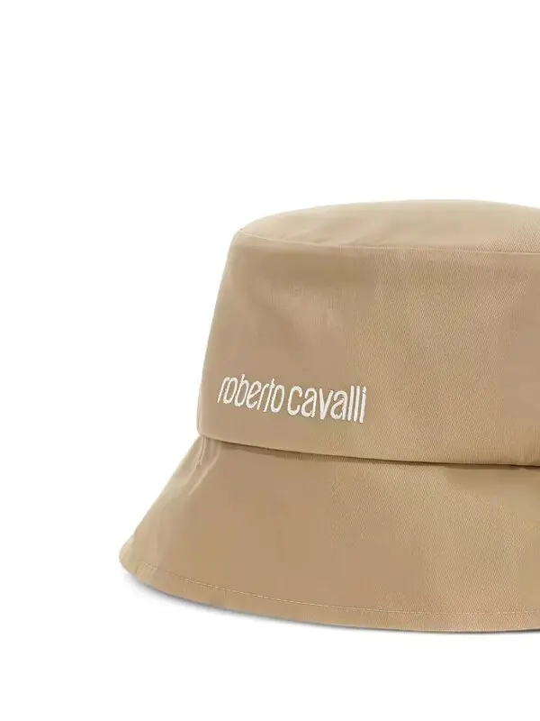 Roberto Cavalli Embroidered Bucket Hat - Neutrals