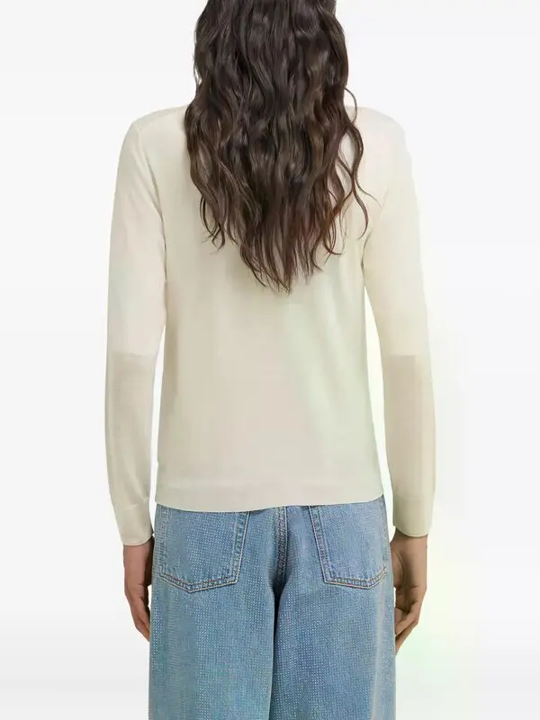 Roberto Cavalli Wool Button-front Cardigan