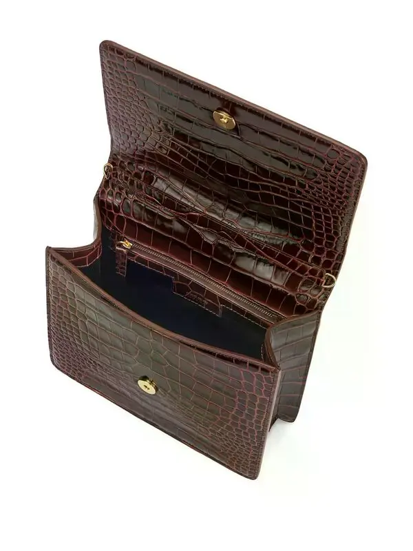 Roberto Cavalli Tiger-embellished Tote Bag - Brown