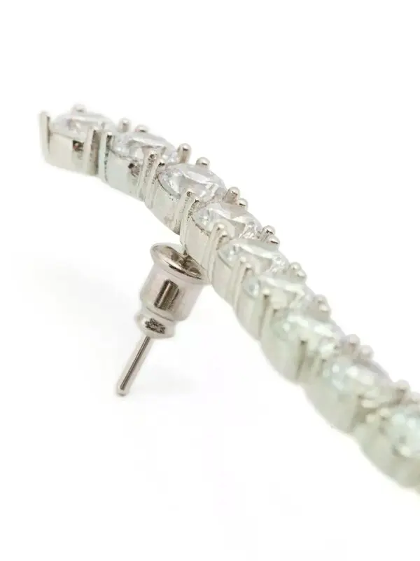 PANCONESI Curved-effect Crystal Earrings