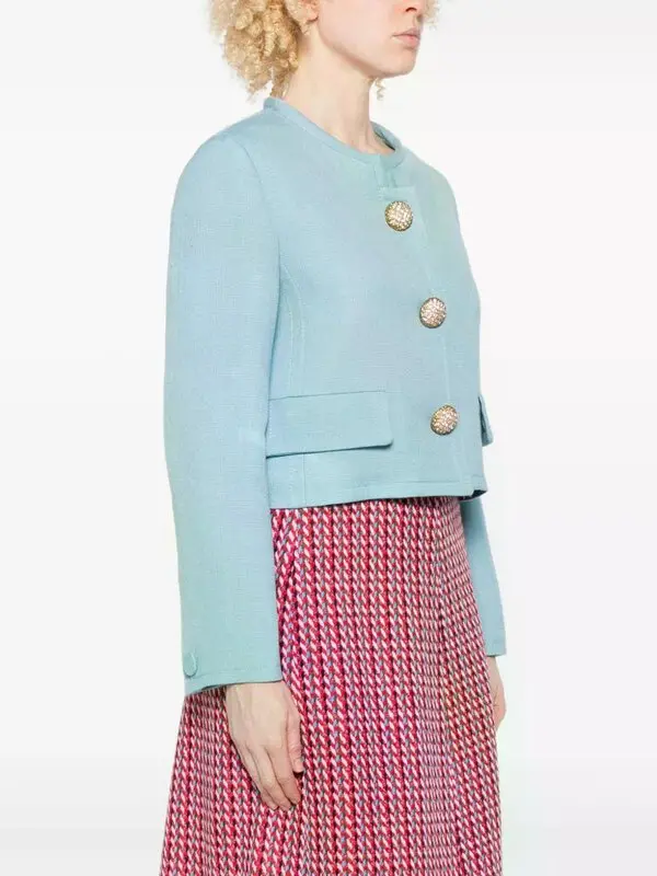 Valentino Garavani Embellished Button Jacket