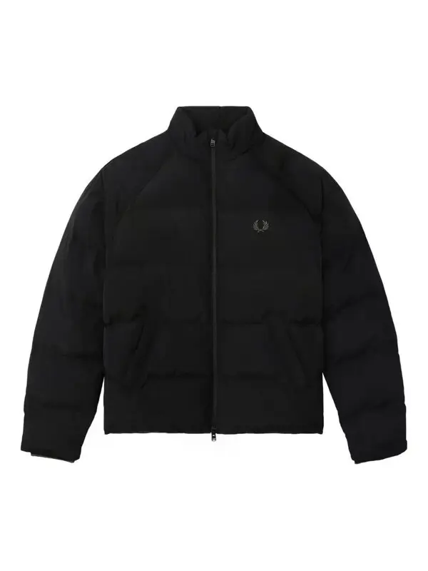Fred Perry Quilted Laurel-wreath Padded Jacket