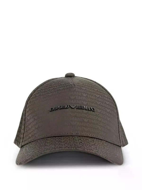 Emporio Armani Logo-plaque Baseball Cap - Green