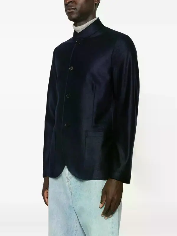 Harris Wharf London Mandarin-collar Jacket