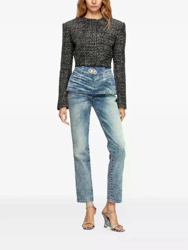 DIESEL D-hourjian 007da Peplum-waist Jeans