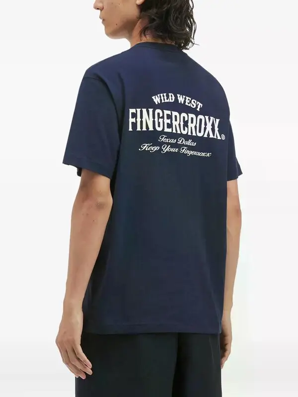 FINGERCROXX Logo-print T-shirt