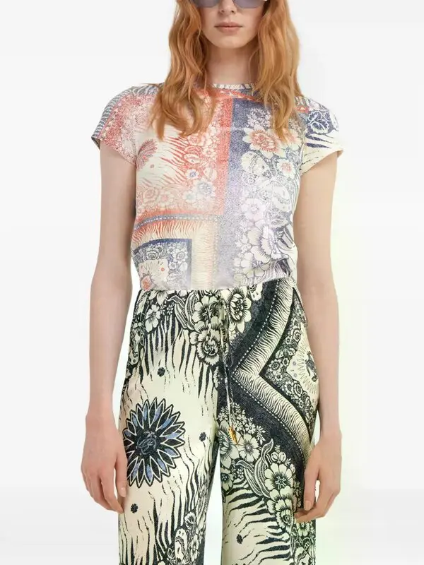 Roberto Cavalli Crew-neck Short-sleeve T-shirt