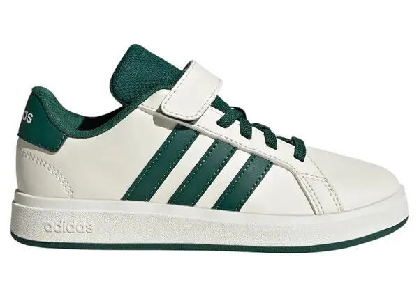 Adidas Grand Court 2.0 Sneakers - Off White/collegiate Green/core Black