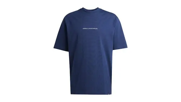 Adidas Codes Doodle Graphic T-shirt - Camp Night Indigo