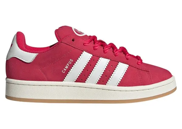 Adidas Campus 00s Camp Sneakers - Ruby Red/core White/gum
