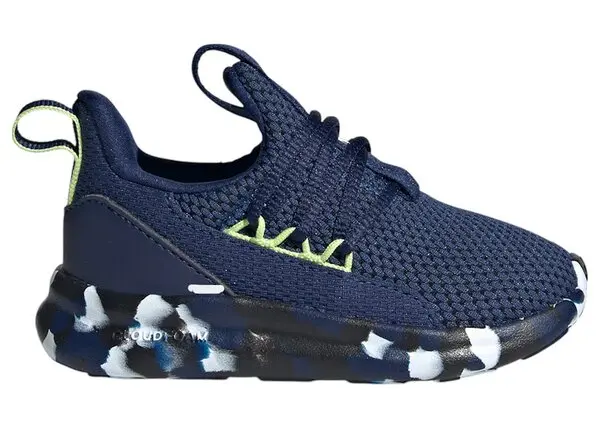 Adidas Lite Racer Adapt 7.0 Sneakers - Dark Blue/cloud White/pulse Lime