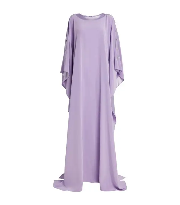 Alexis Mabille Crystal-embellished Kaftan Maxi Dress