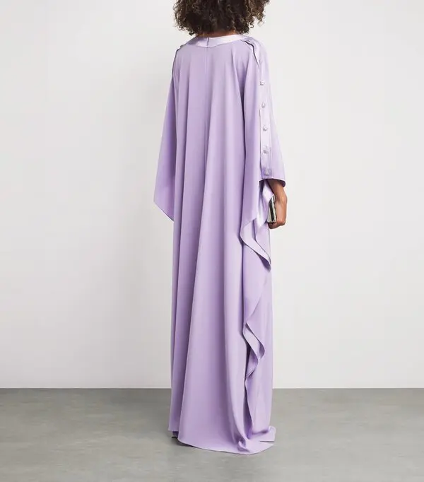 embellished kaftan maxi dress Metallic Embellished Kaftan