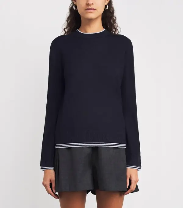 Max & Co. Wool Striped Sweater - Blue