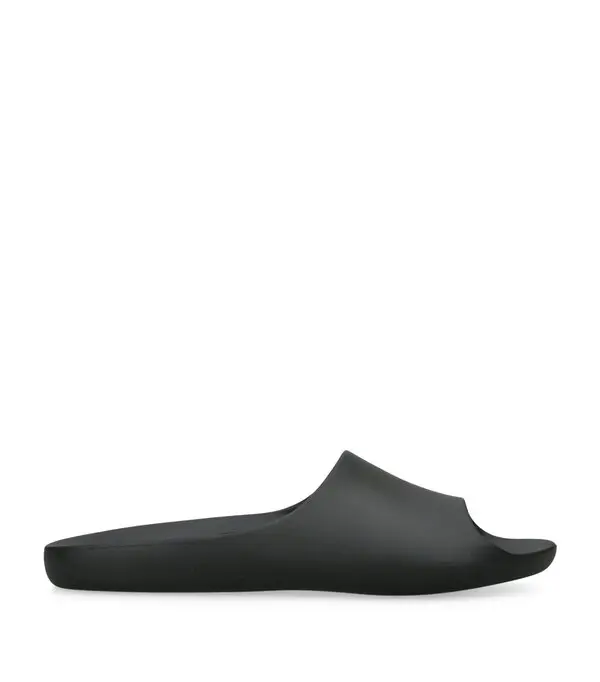 THE ROW Ama Rubber Slides - Black