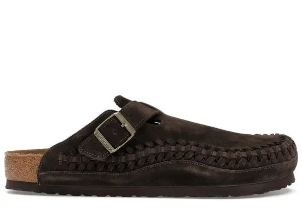 BIRKENSTOCK Boston Braided Suede Clogs