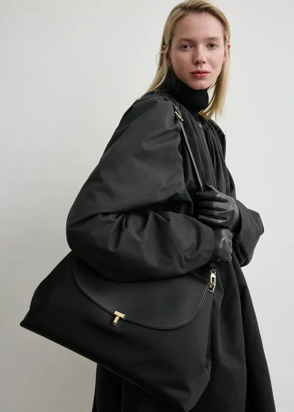 TOTEME T-lock Nylon Satchel