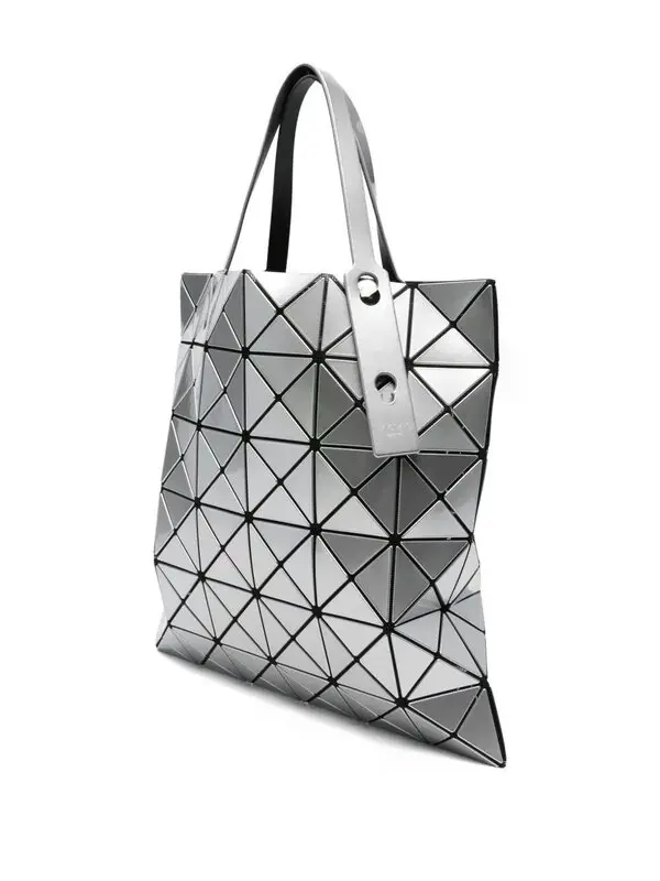 Issey Miyake Lucent Geometric-pattern Tote Bag - Grey