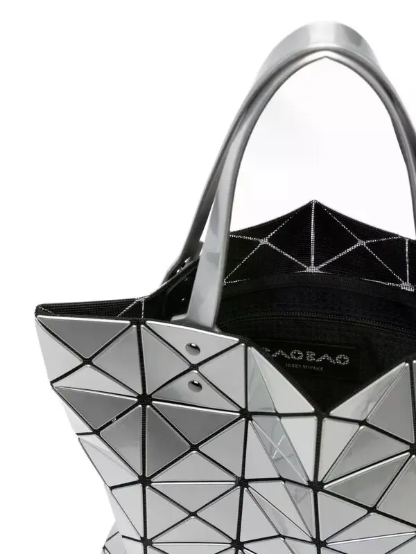 Issey Miyake Lucent Geometric-pattern Tote Bag - Grey