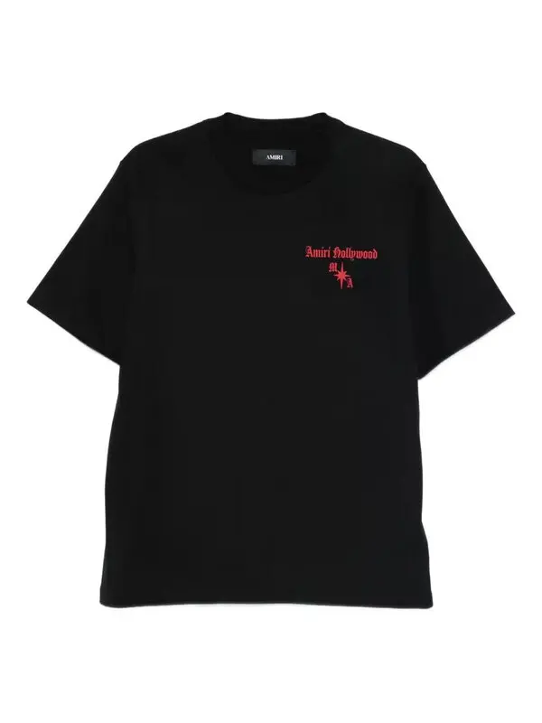 Amiri Hollywood Logo-print T-shirt