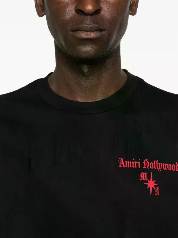 Amiri Hollywood Logo-print T-shirt