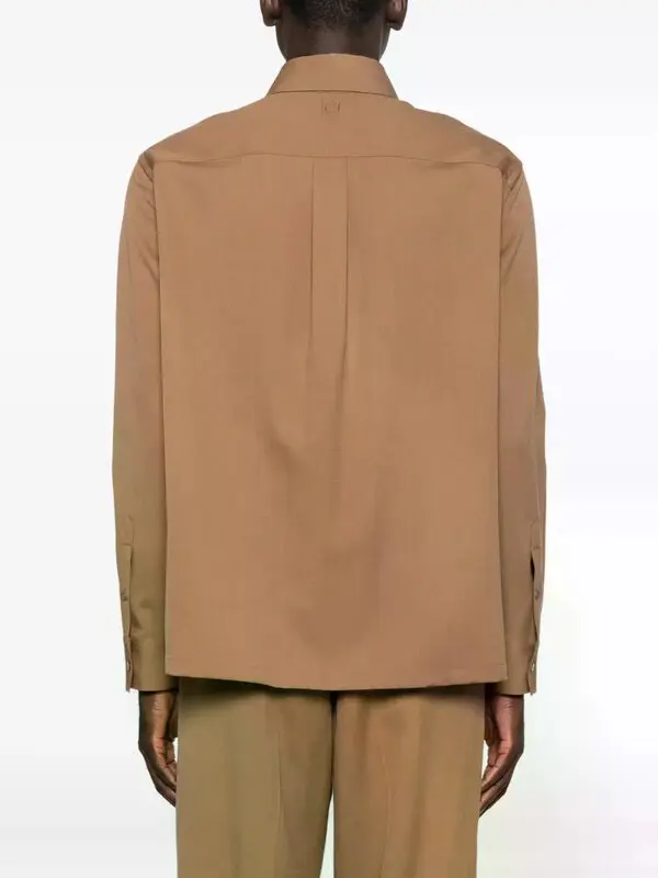 Fendi Long-sleeve Wool Shirt