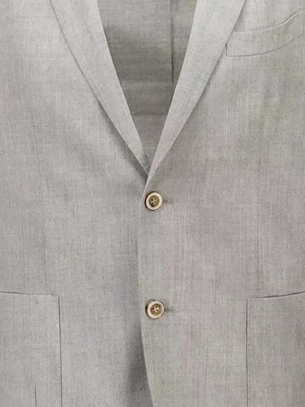 Boglioli Suit 2 Buttons Virgin Wool And Silk - Grey