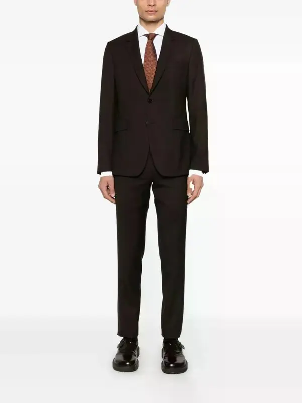 XACUS Spread-collar Wool Shirt