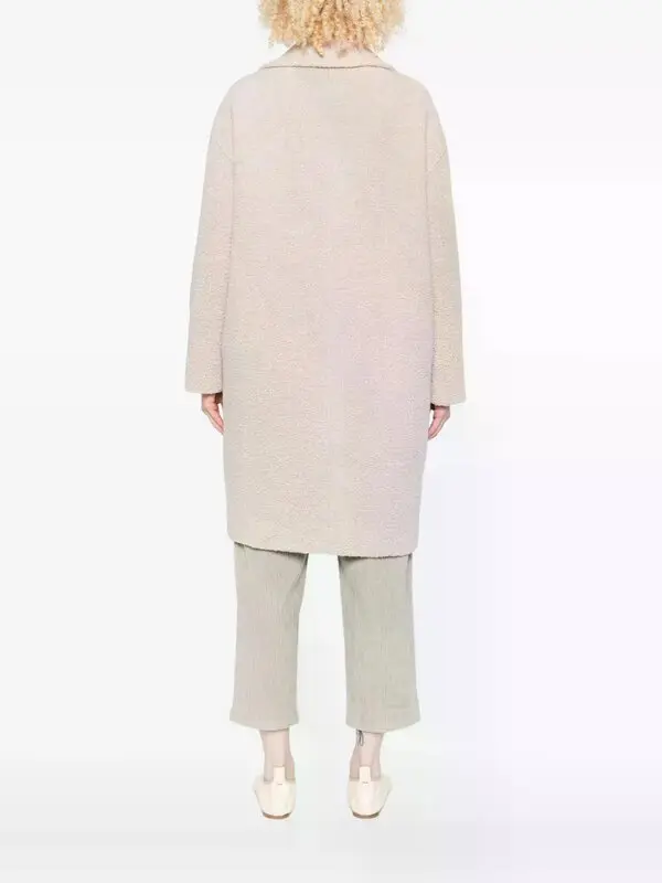 Harris Wharf London Bouclé Double-breasted Coat
