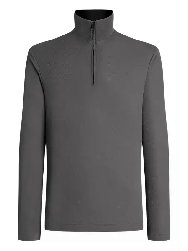 Dolce & Gabbana Long Sleeve Half-zip Sweatshirt
