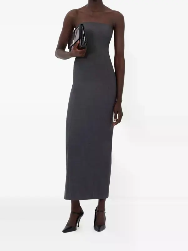 Loulou De Saison Shilo Strapless Bustier Midi Dress