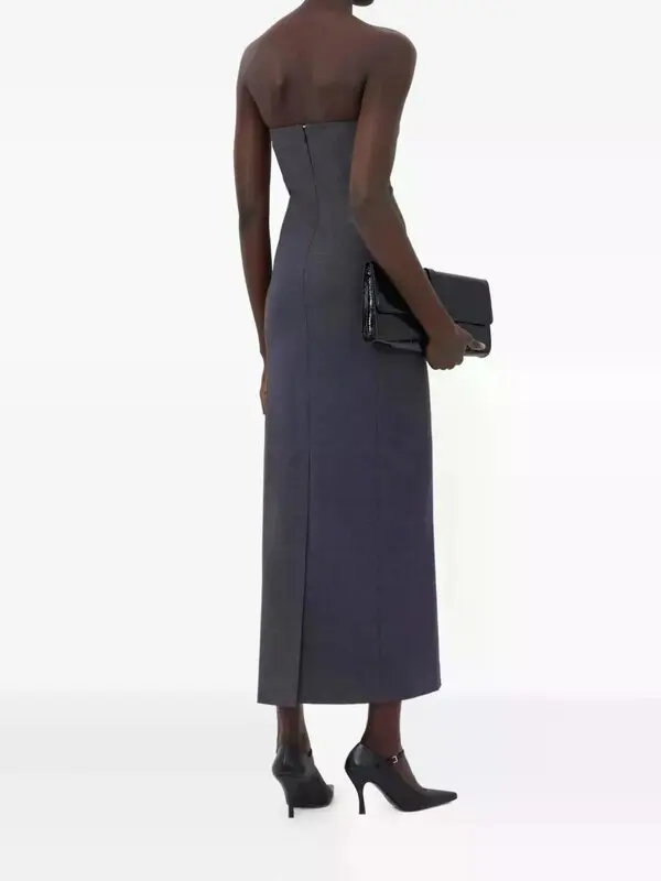 Loulou De Saison Shilo Strapless Bustier Midi Dress