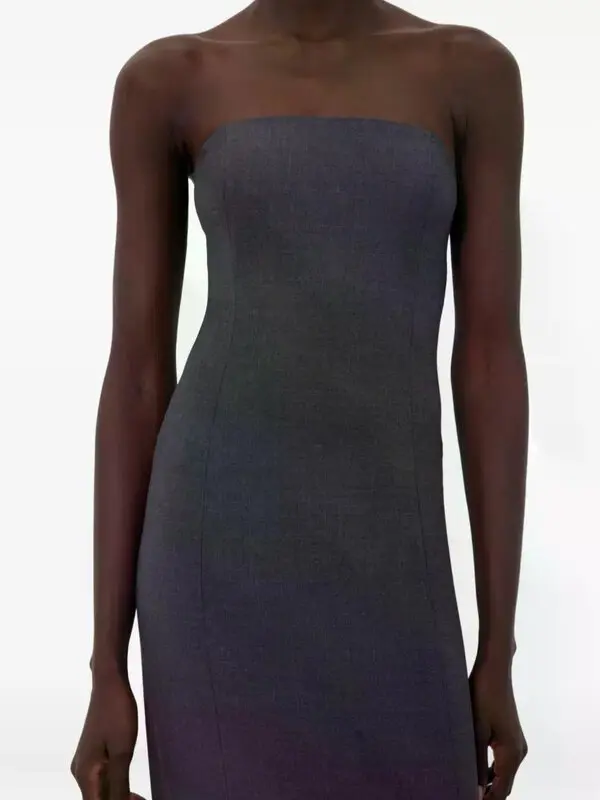 Loulou De Saison Shilo Strapless Bustier Midi Dress