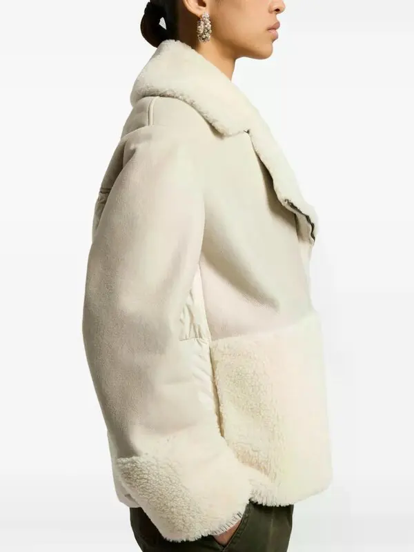 Peserico Paneled Shearling Jacket