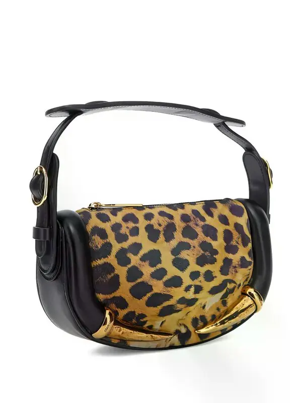 Roberto Cavalli Leopard-print Shoulder Bag - Brown