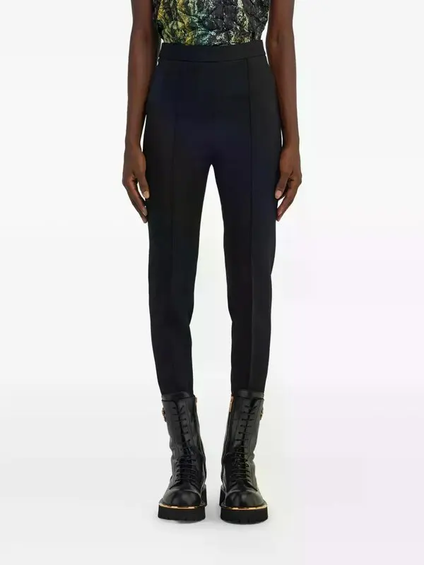 Roberto Cavalli Stirrup Detail Wool Trousers