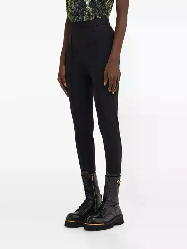 Roberto Cavalli Stirrup Detail Wool Trousers
