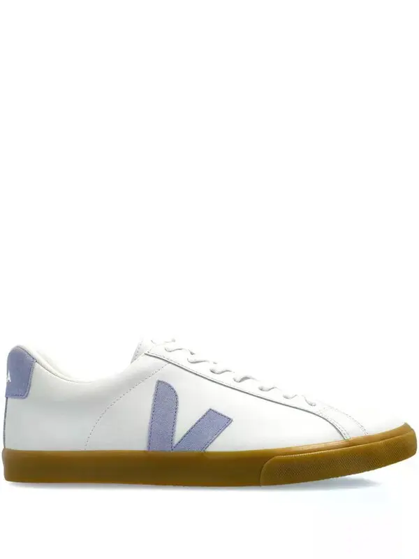 VEJA Leather V-logo Low Top Sneakers