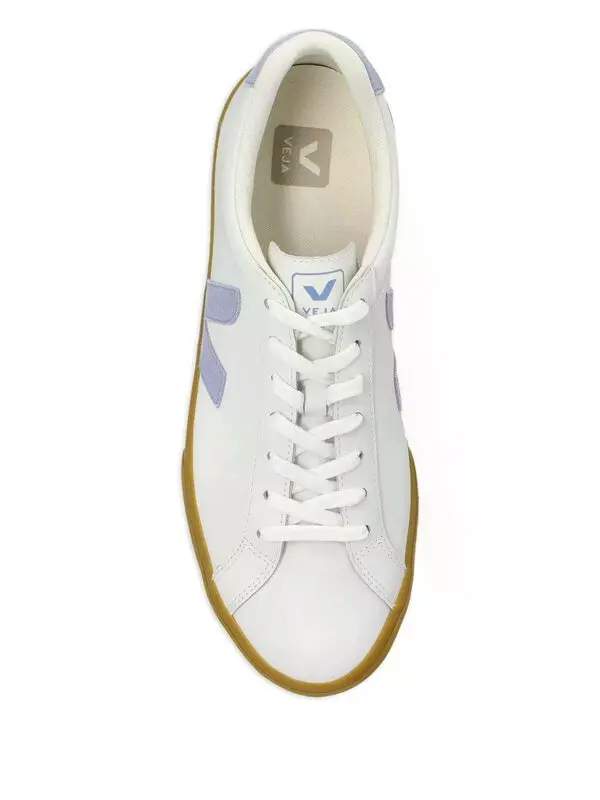 VEJA Leather V-logo Low Top Sneakers