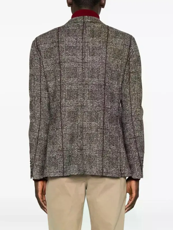 L.B.M. 1911 Checked Blazer - Brown