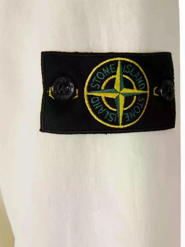 Stone Island Hooded Patch Sweatshirt - Neutrals
