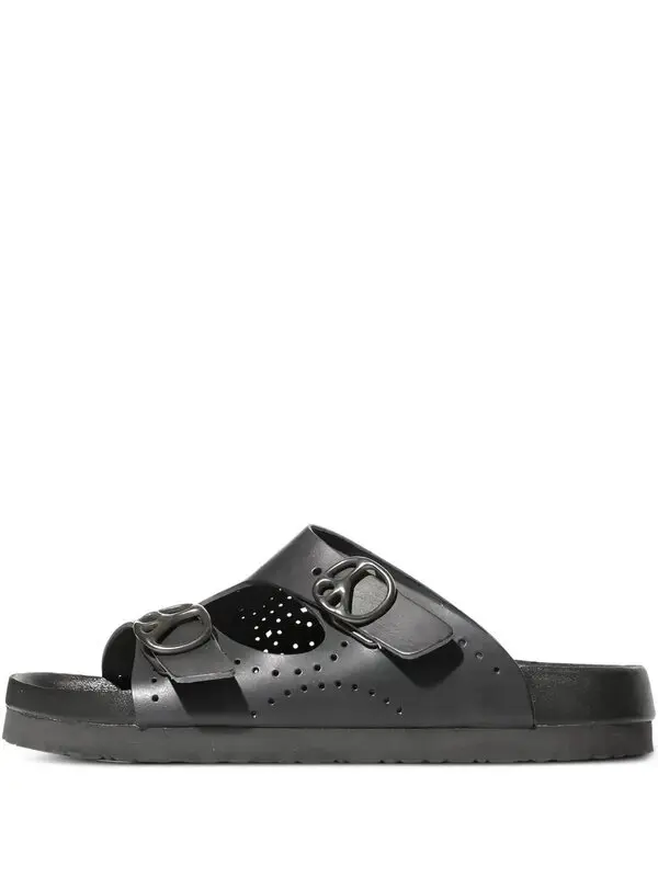 Needles Perforated Buckle Sandals