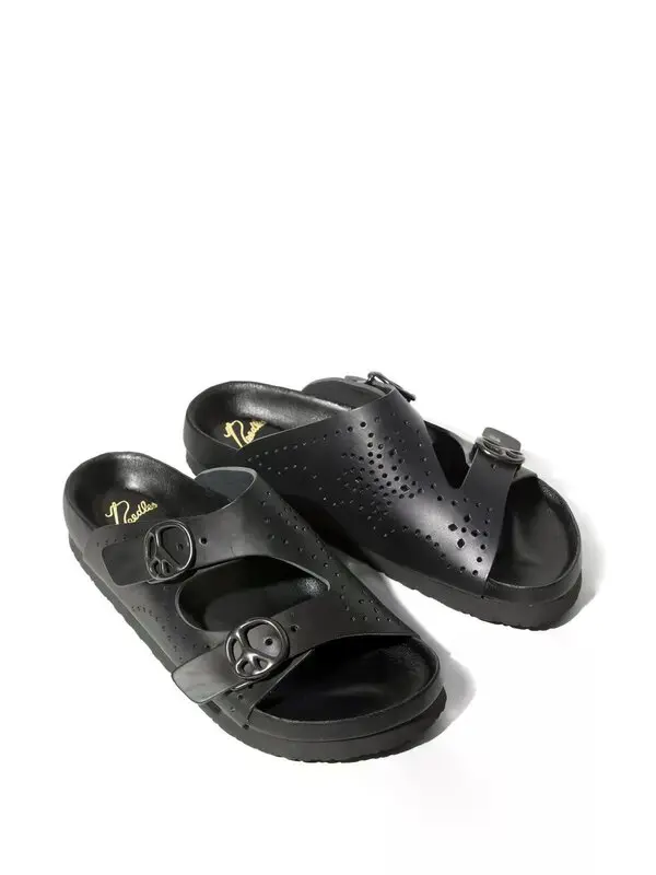 Needles Perforated Buckle Sandals