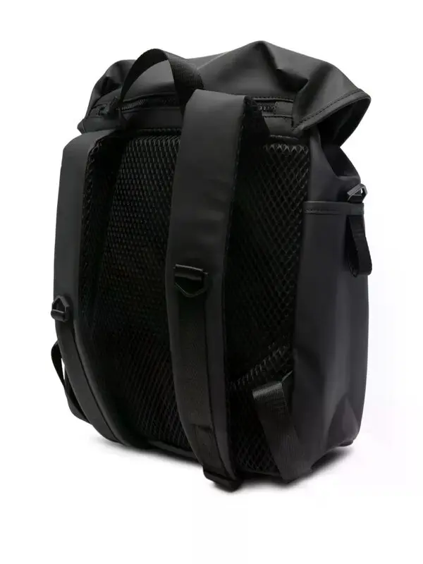 Rains Buckle-fastening Flap-top Backpack