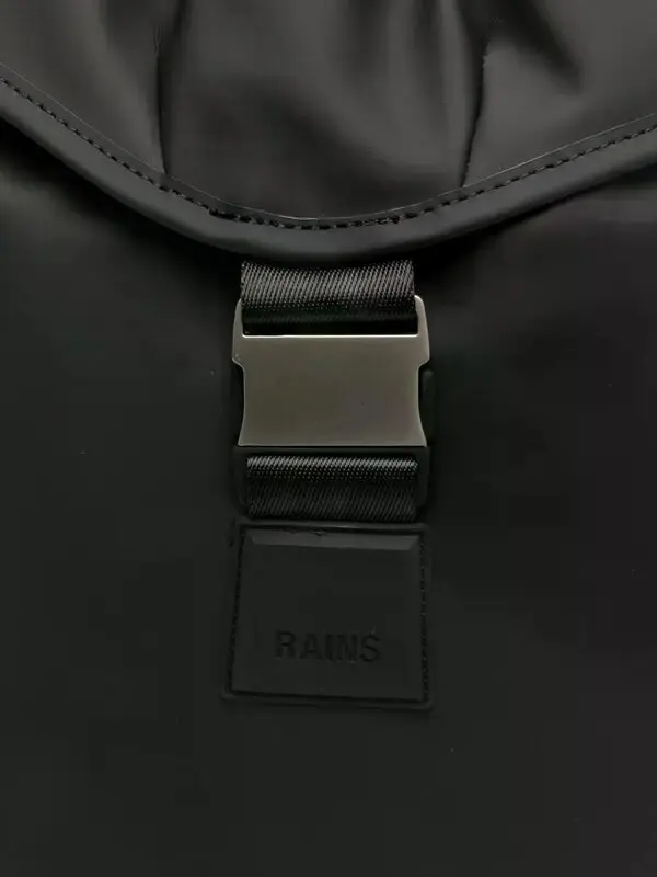 Rains Buckle-fastening Flap-top Backpack