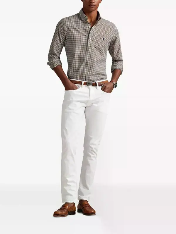 Polo Ralph Lauren Gingham Long-sleeve Shirt - Brown