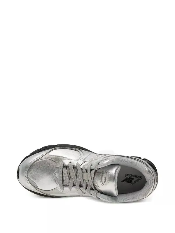NEW BALANCE 2002r Leather Sneakers - Silver