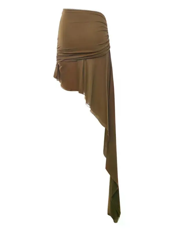 Andamane Asymmetric Draped Skirt