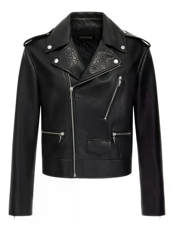 Roberto Cavalli Sheepskin Biker Jacket