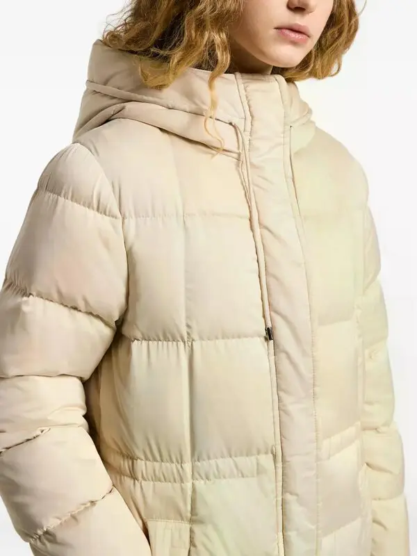 Peserico Hooded Quilted Down Coat